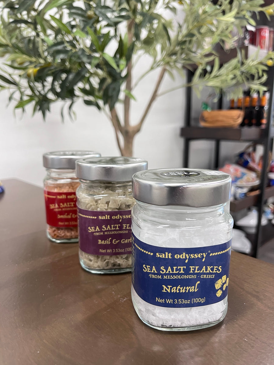 Salt Odyssey Smoked and Spicy Sea Salt Flakes (free USA shipping inclu ...
