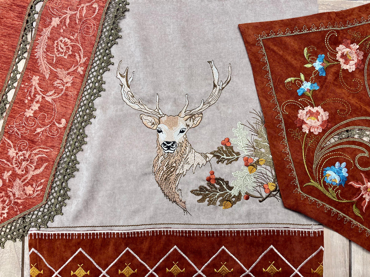 “Sienna" Embroidered Table Runner (free USA shipping included) – So ...