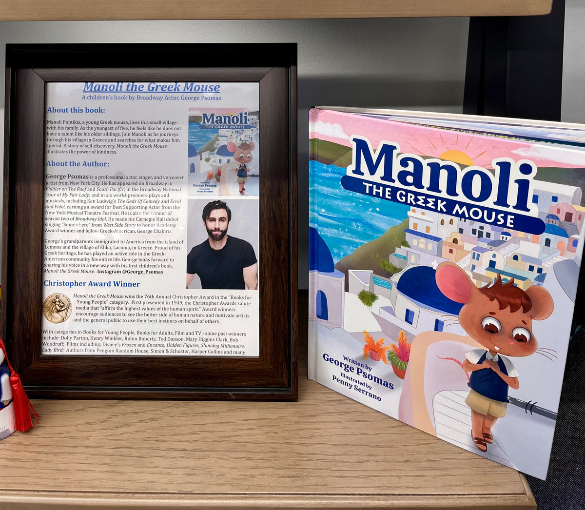 Manoli the Greek Mouse Book – So Blue Greek Ceramics & Gifts