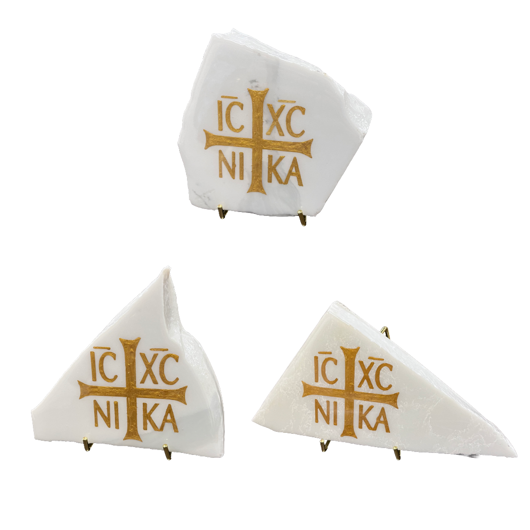 Marble Christogram IC XC NIKA (free USA shipping included) – So Blue ...