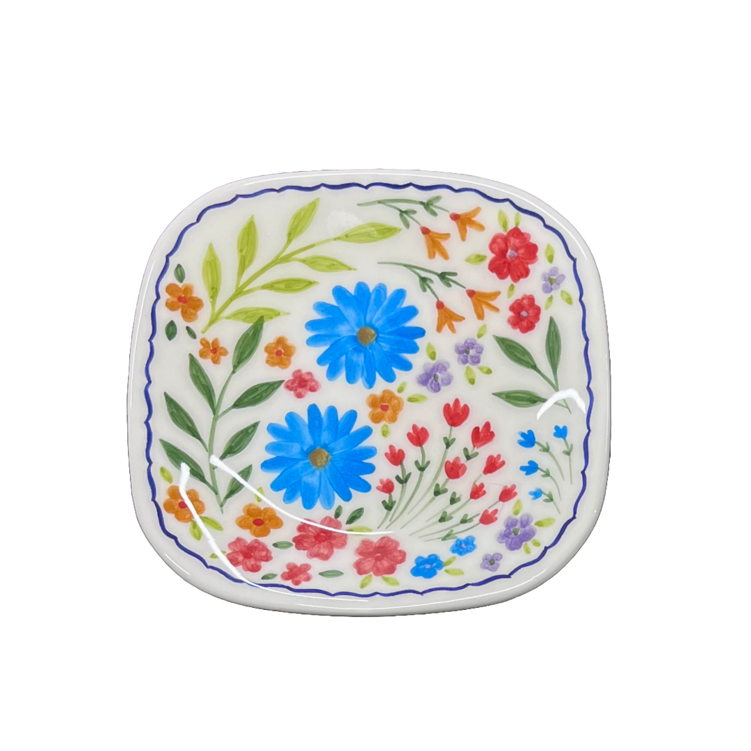 Ceramic Square Plate—Sold individually – So Blue Greek Ceramics & Gifts